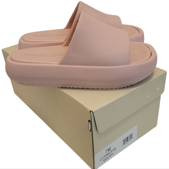 J Slides | Shoes | Nib J Slides Nyc Beach Slides Squish Light Pink Eva ...